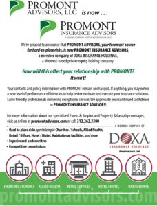 Special Announcement! - Promont Insurance Advisors